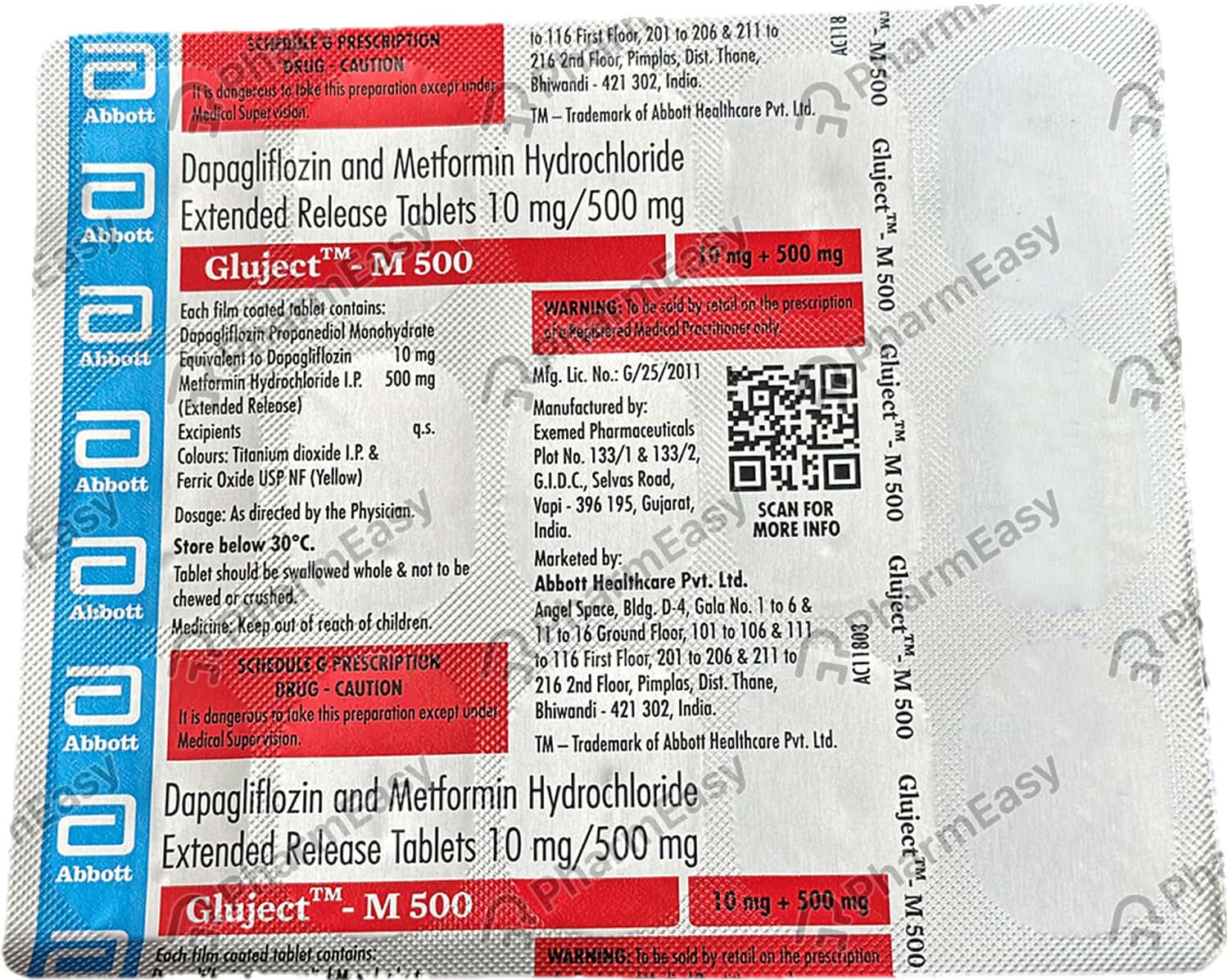 Buy Gluject M 500mg Strip Of 15 Tablets Online at Flat 15% OFF | PharmEasy