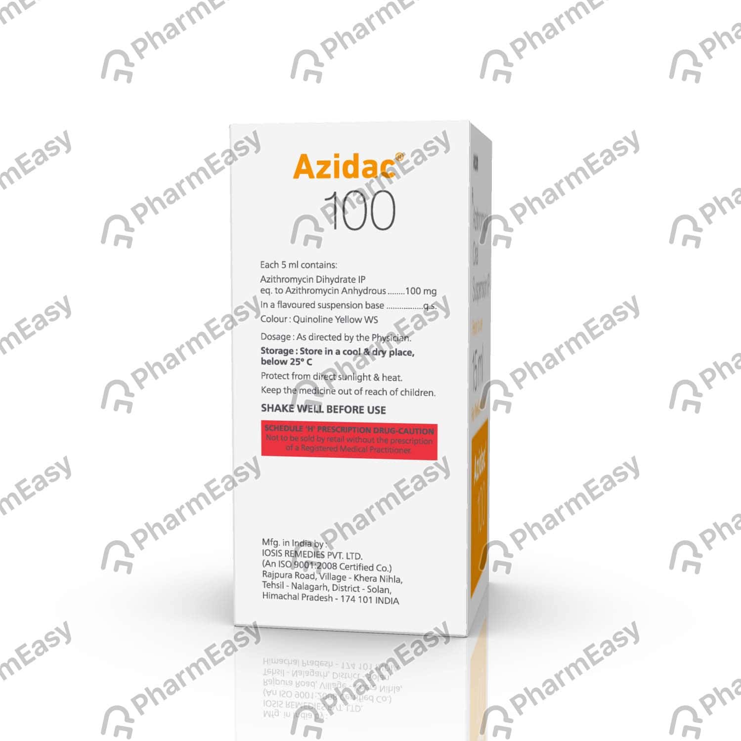 Azidac 100 MG/5ML Suspension (15): Uses, Side Effects, Price & Dosage ...
