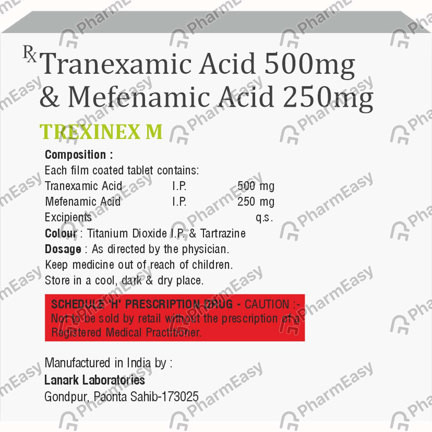 Buy Trexinex M Strip Of 10 Tablets Online at Flat 15% OFF | PharmEasy
