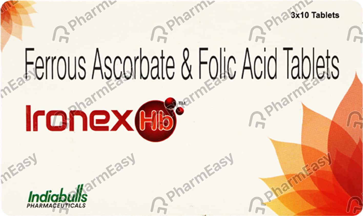 Ironex Hb Strip Of 10 Tablets: Uses, Side Effects, Price & Dosage ...