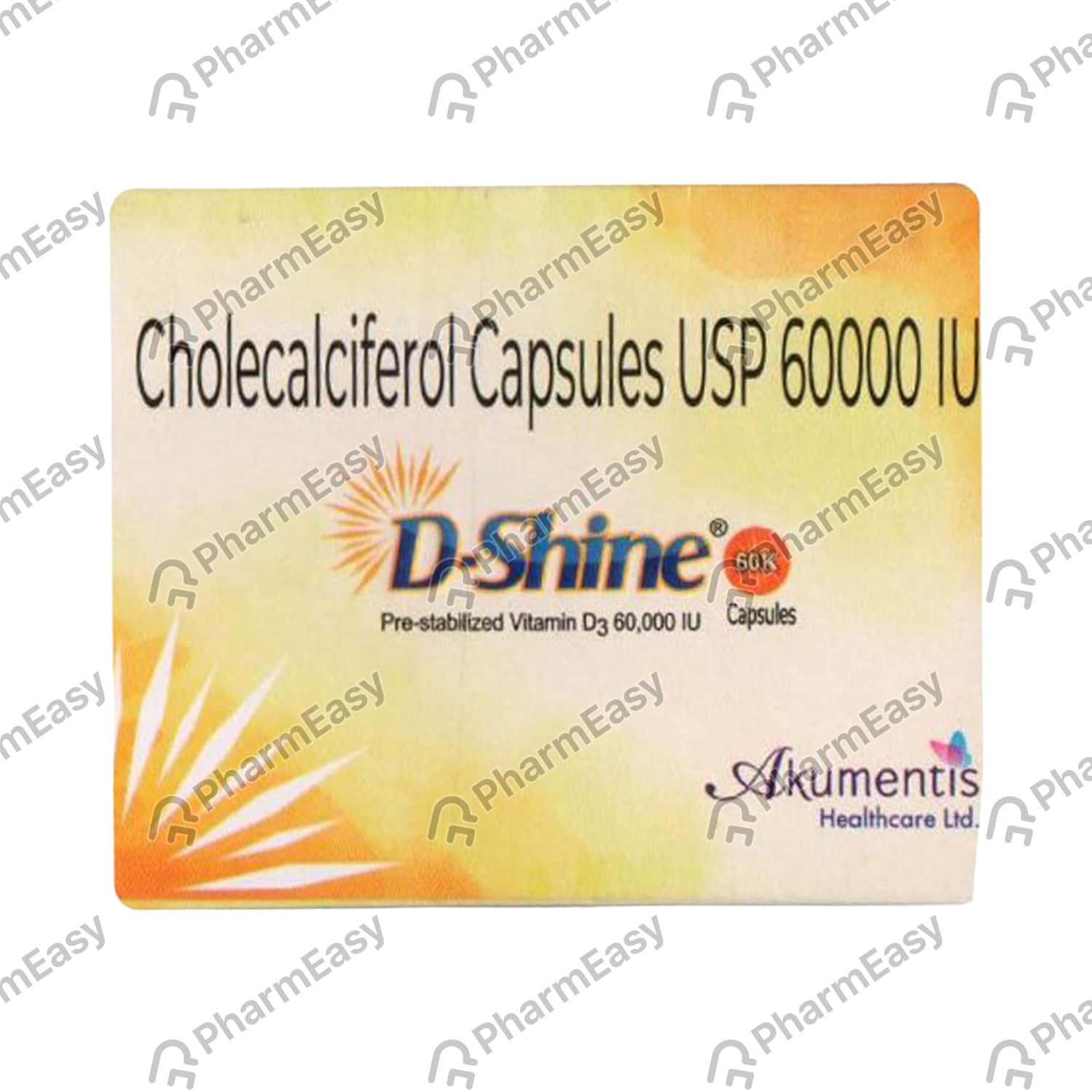 D Shine 60000 IU Softgel Capsule (8): Uses, Side Effects, Price ...