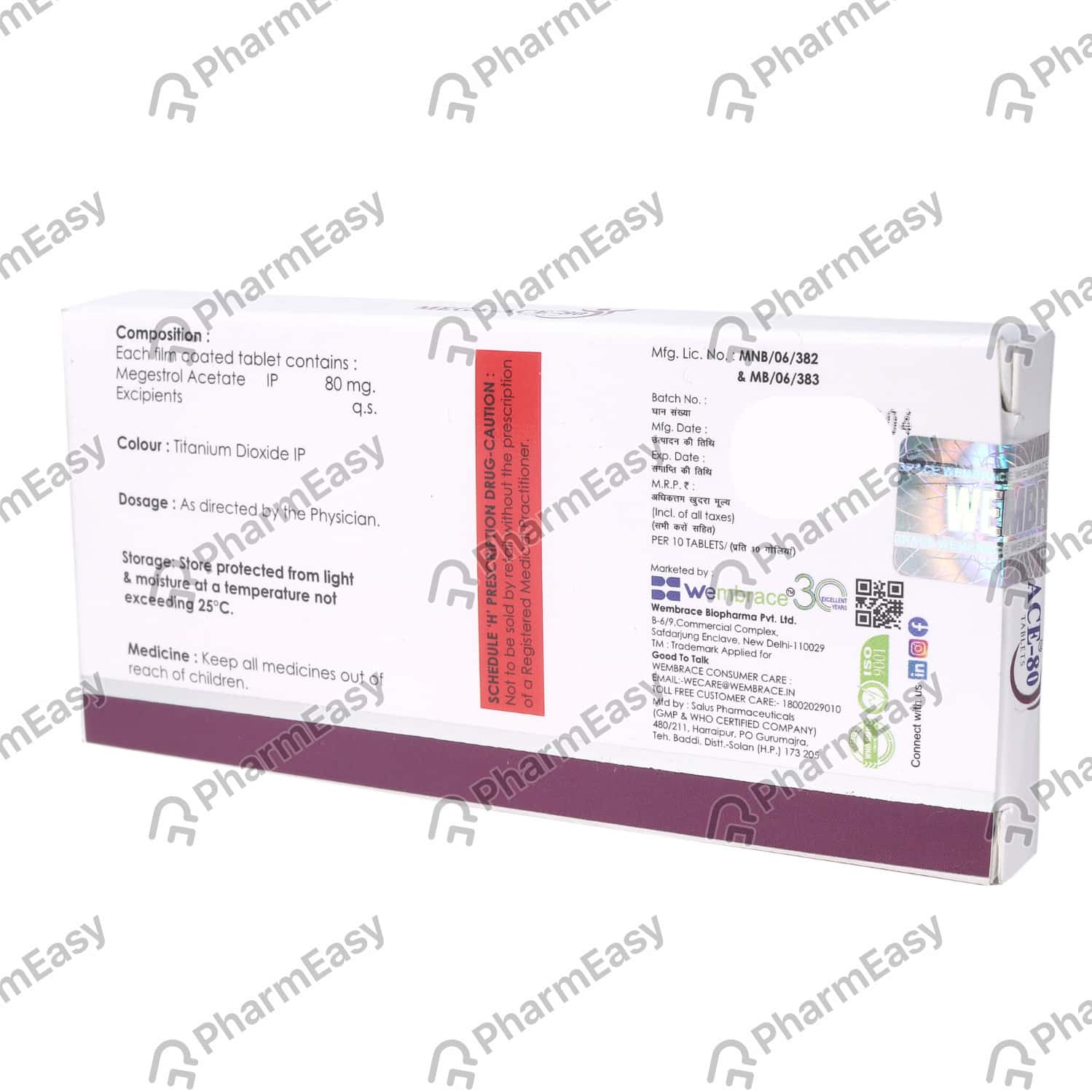 Buy Mega Ace 80 MG Tablet (10) Online at Flat 15% OFF | PharmEasy