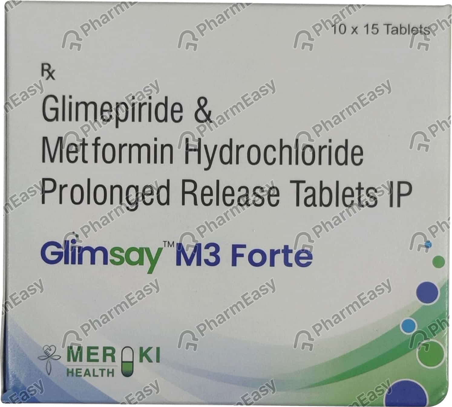 Glimsay M 3mg Forte Strip Of 15 Tablets: Uses, Side Effects, Price ...