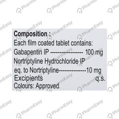 Gabapax Nt 100mg Strip Of 15 Tablets: Uses, Side Effects, Price ...