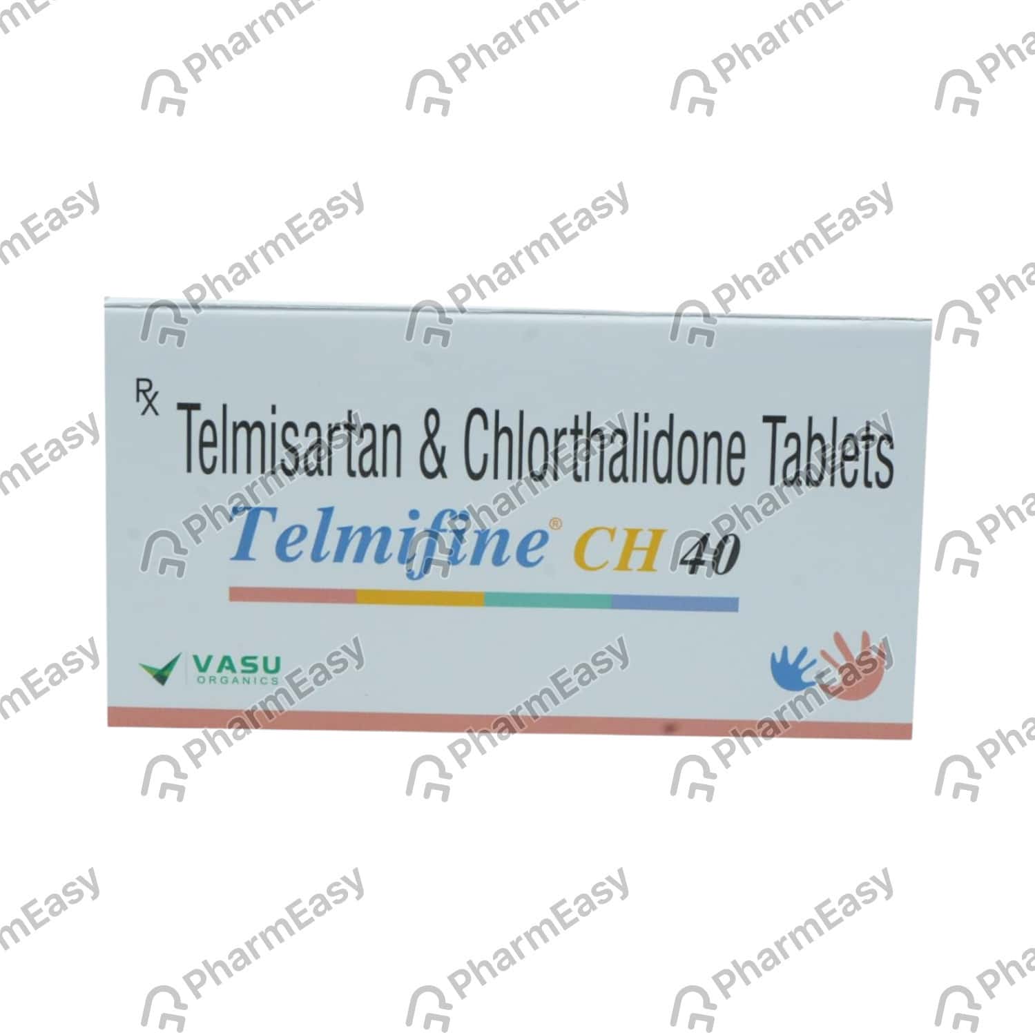 Telmifine Ch 40/12.5mg Strip Of 10 Tablets: Uses, Side Effects, Price ...