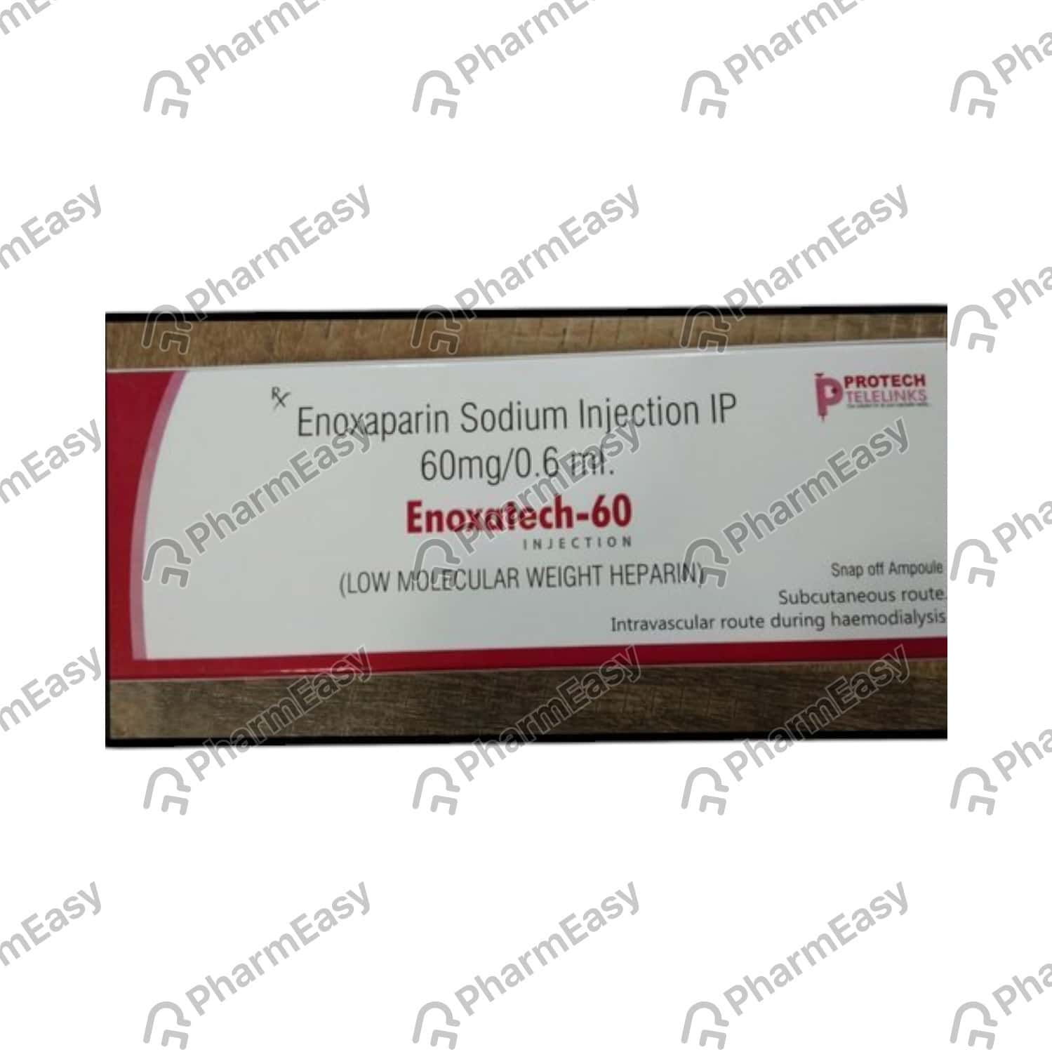Enoxatech 60 MG Injection (0.6): Uses, Side Effects, Price & Dosage ...