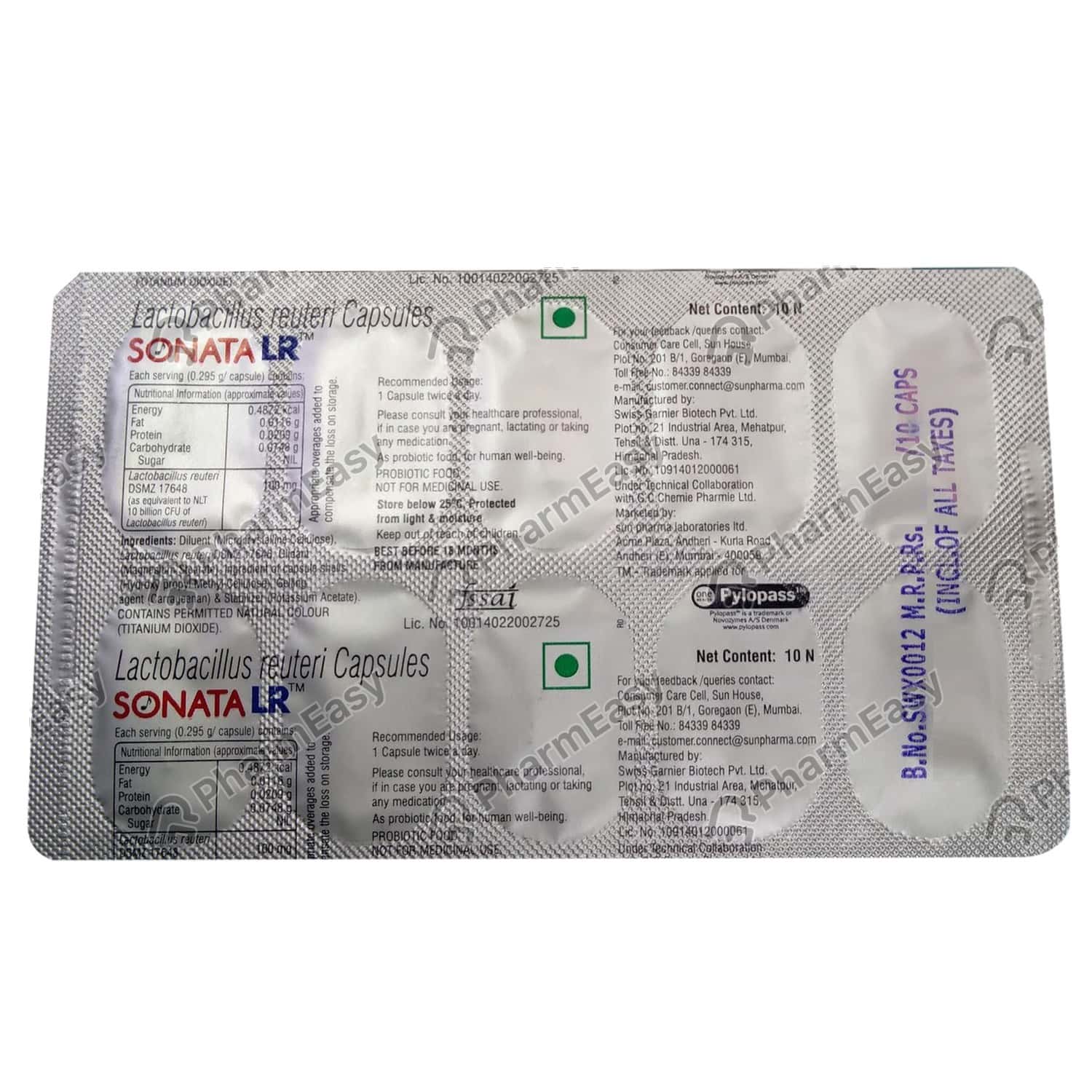 Buy Sonata Lr 100 MG Capsule (10) Online at Flat 18% OFF* | PharmEasy