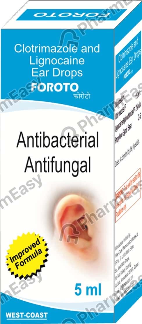 Buy Foroto Ear Drops 5ml Online at Flat 15% OFF | PharmEasy