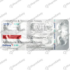 Zeblong T 8/40mg Strip Of 10 Tablets: Uses, Side Effects, Price ...