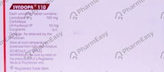 Syndopa 110mg Strip Of 15 Tablets: Uses, Side Effects, Price & Dosage ...
