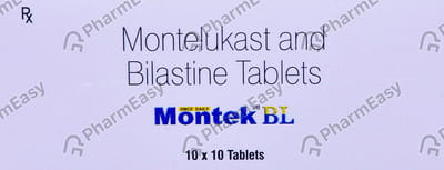 Montek Bl Strip Of 10 Tablets: Uses, Side Effects, Price & Dosage ...