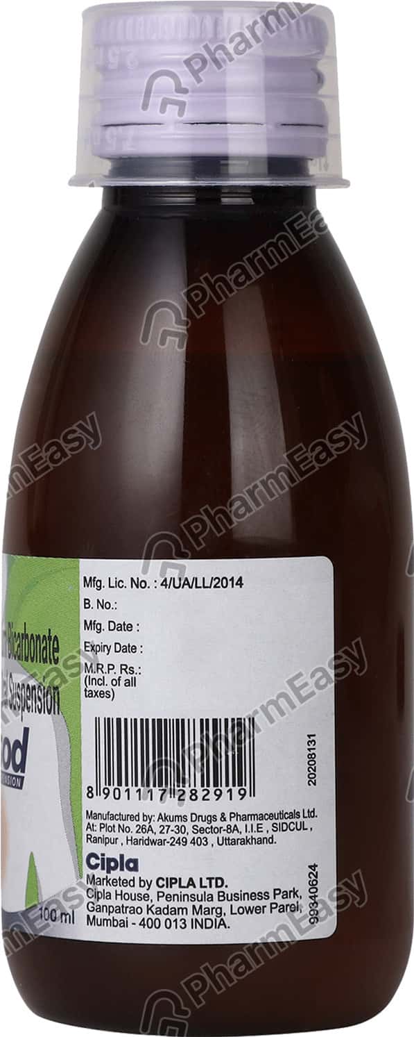 Buy Algisod Peppermint Flavour Bottle Of 100ml Suspension Online at ...