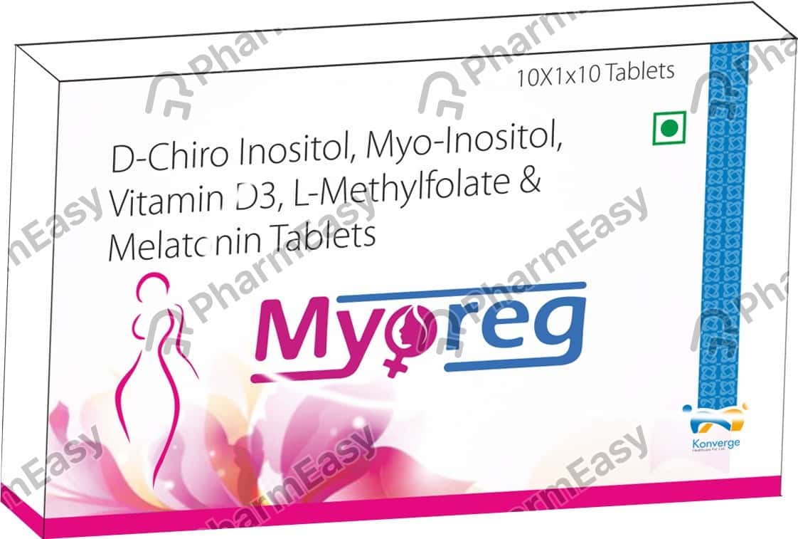 Buy Myoreg Strip Of 10 Tablets Online at Flat 15% OFF | PharmEasy