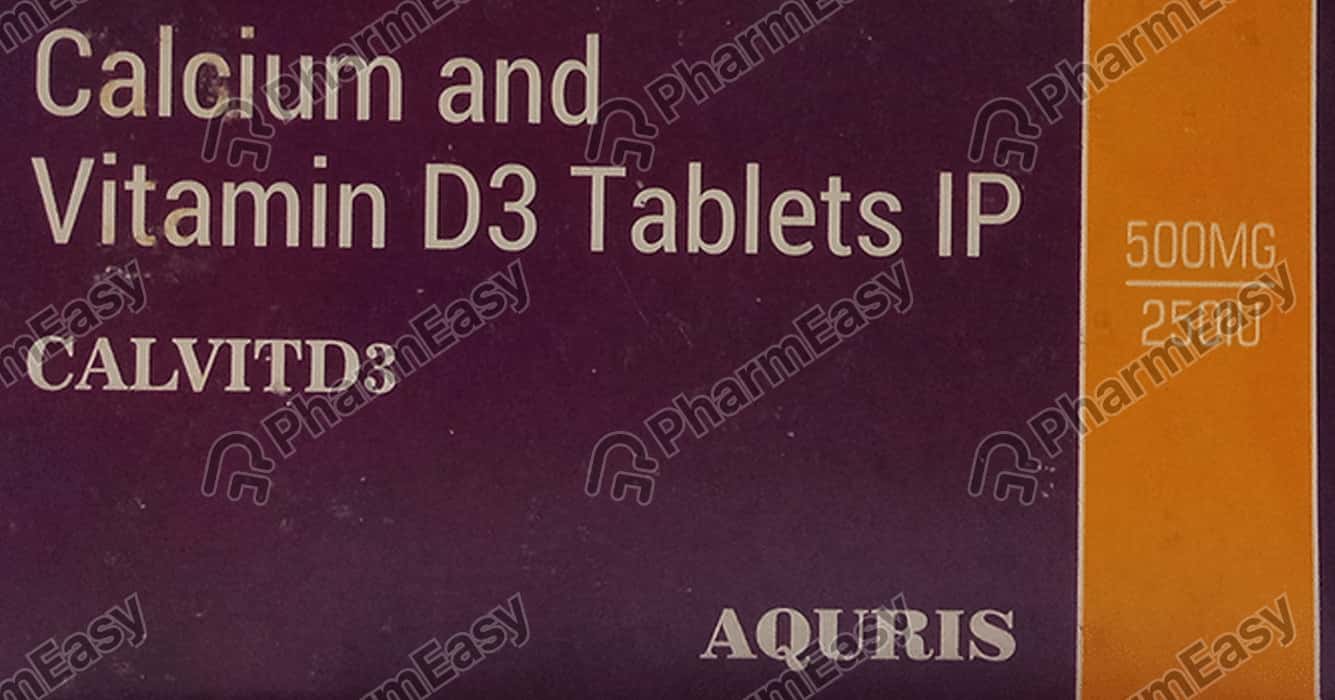 Calvitd3 Strip Of 15 Tablets: Uses, Side Effects, Price & Dosage ...