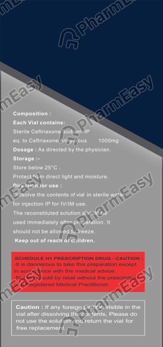 Buy Cefopod 1000 MG Powder For Injection (1) Online at Flat 15% OFF ...