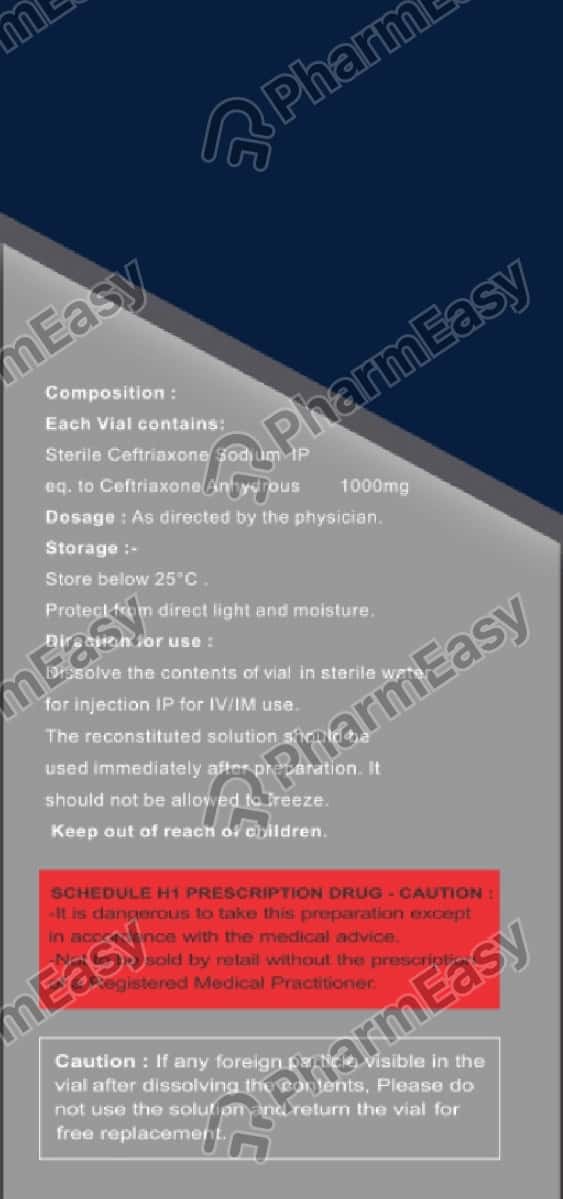 Buy Cefopod 1000 MG Powder For Injection (1) Online at Flat 15% OFF ...