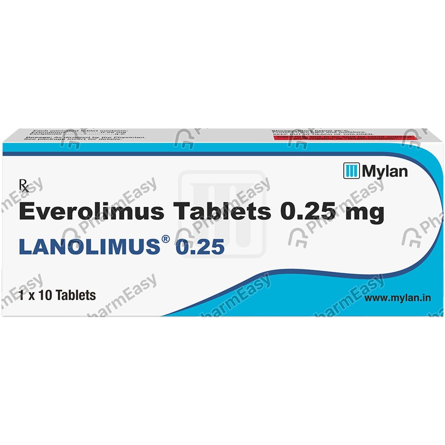 Lanolimus 0.25 MG Tablet (10): Uses, Side Effects, Price & Dosage ...