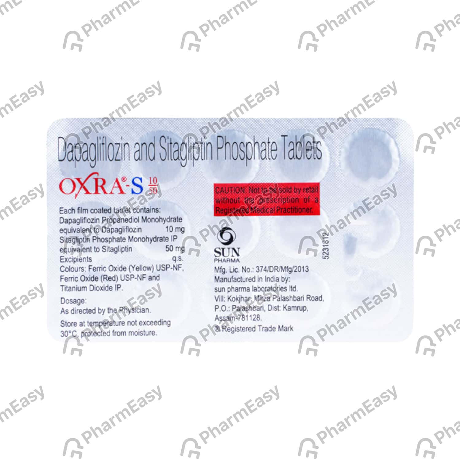 Oxra S 10/50mg Strip Of 15 Tablets: Uses, Side Effects, Price & Dosage ...