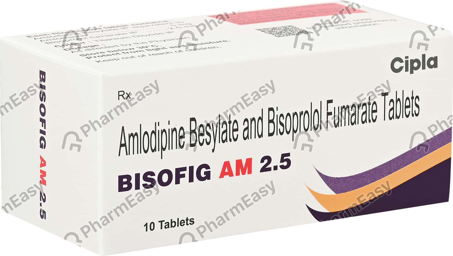 Buy Bisofig Am 2.5mg Strip Of 10 Tablets Online at Flat 15% OFF | PharmEasy