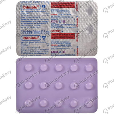 Cilacar 5 MG Tablet (15): Uses, Side Effects, Price & Dosage | PharmEasy