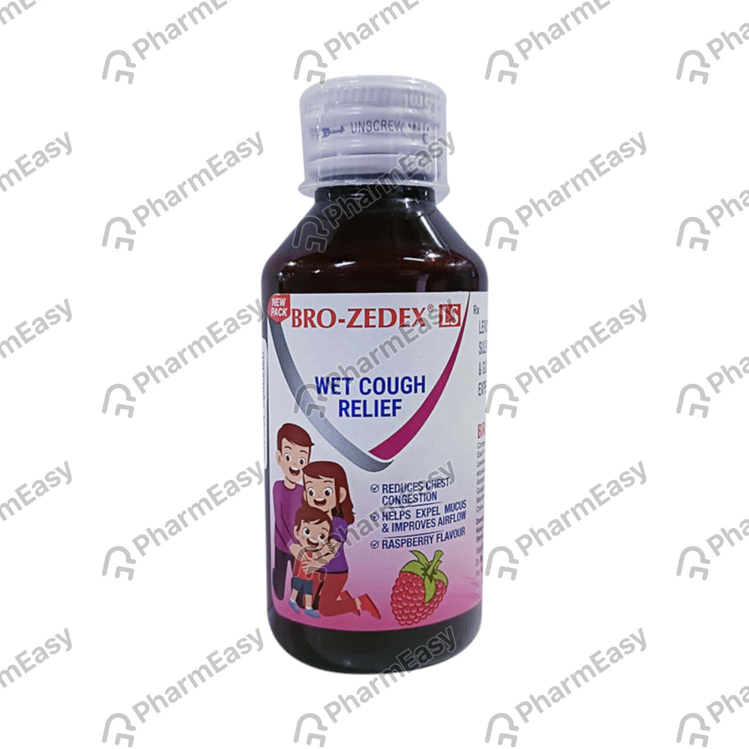 Buy Bro Zedex Ls Raspberry Flavour Bottle Of 100ml Expectorant Online ...