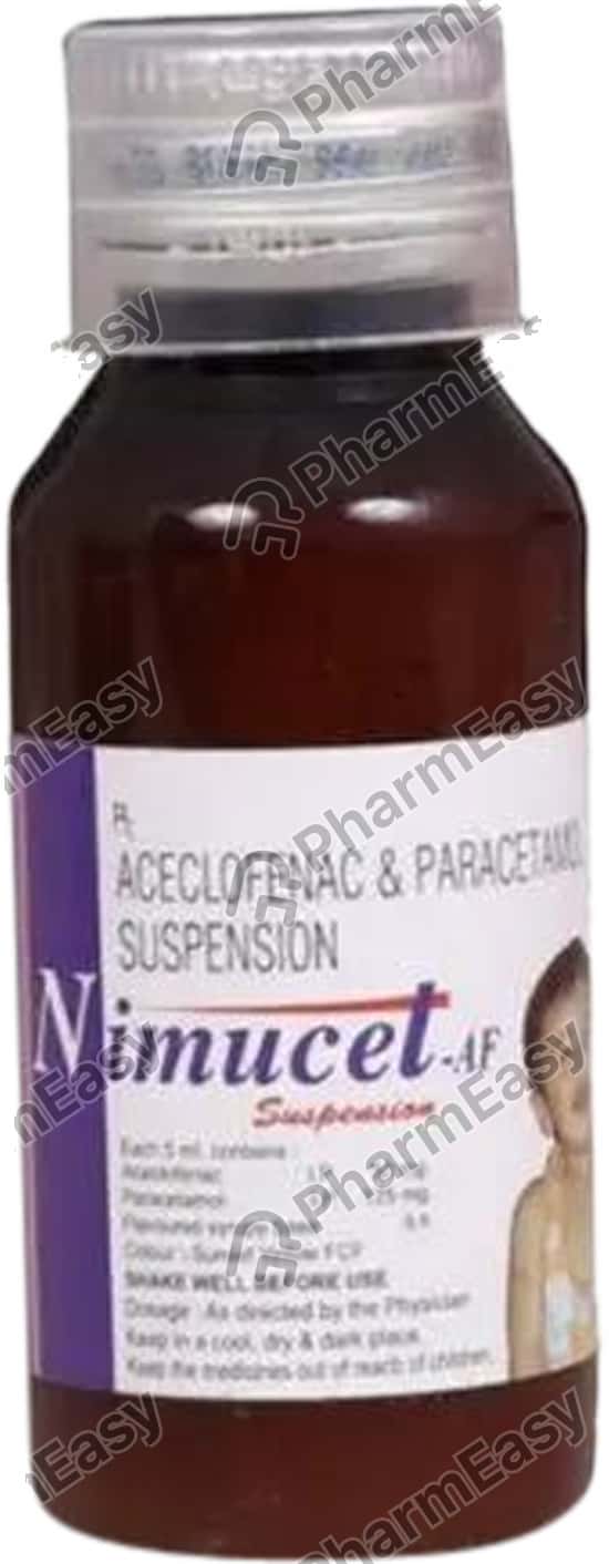 Nimucet Af Orange Flavour Bottle Of 60ml Suspension: Uses, Side Effects ...