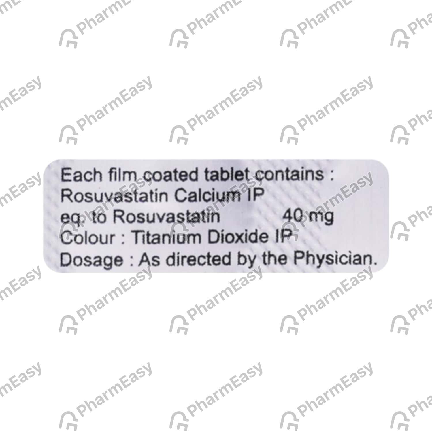Rosucus 40 MG Tablet (15): Uses, Side Effects, Price & Dosage | PharmEasy