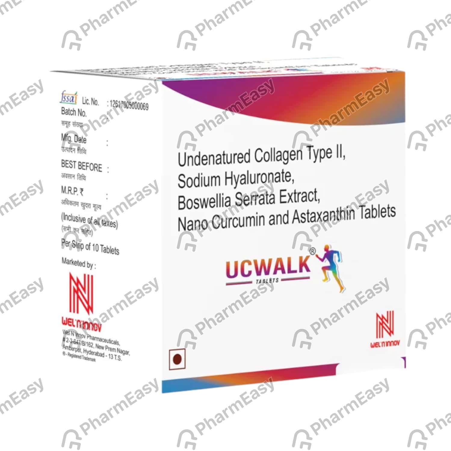 Buy Ucwalk Strip Of 10 Tablets Online at Flat 15% OFF | PharmEasy