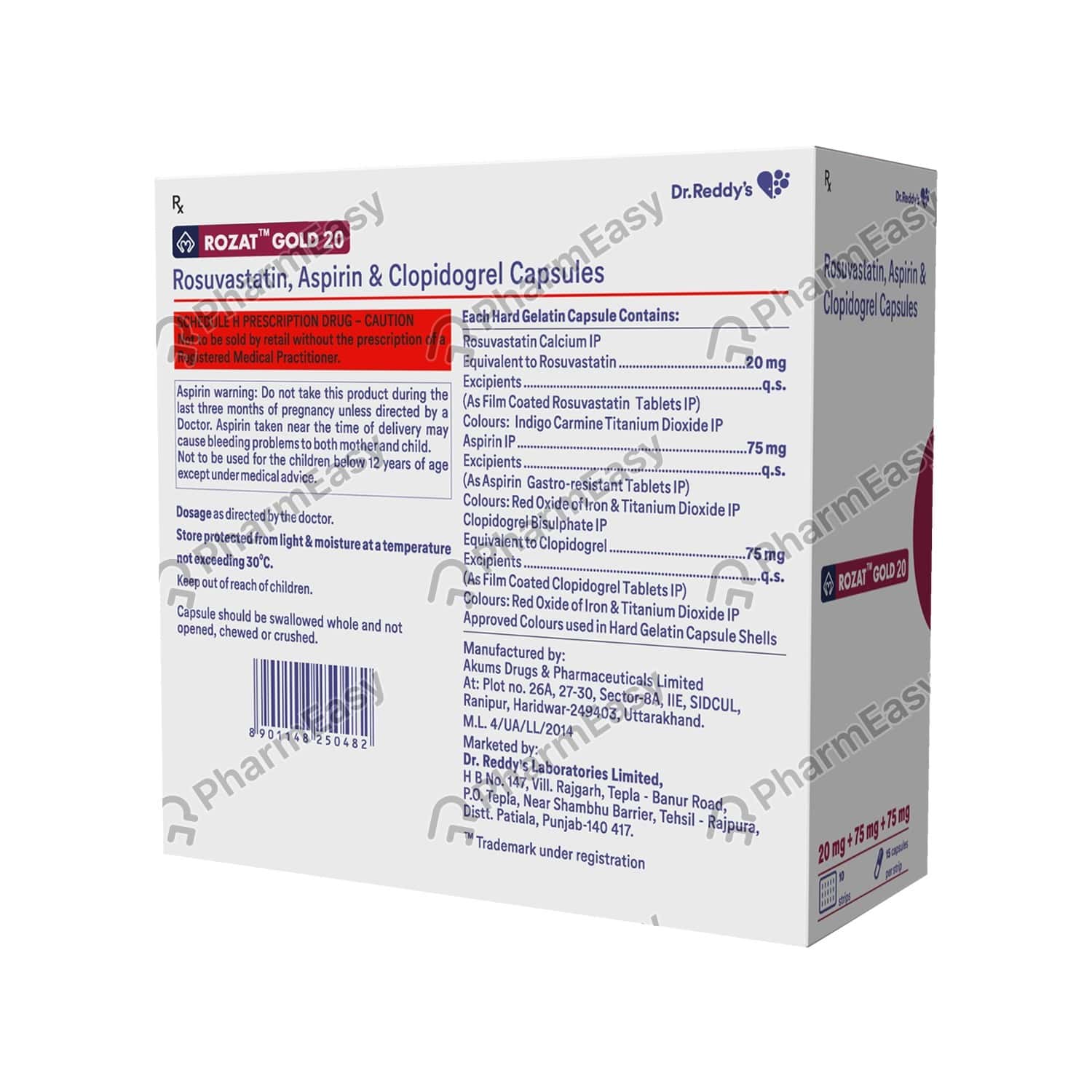 Buy Rozat Gold 20mg Strip Of 15 Capsules Online at Flat 18% OFF ...