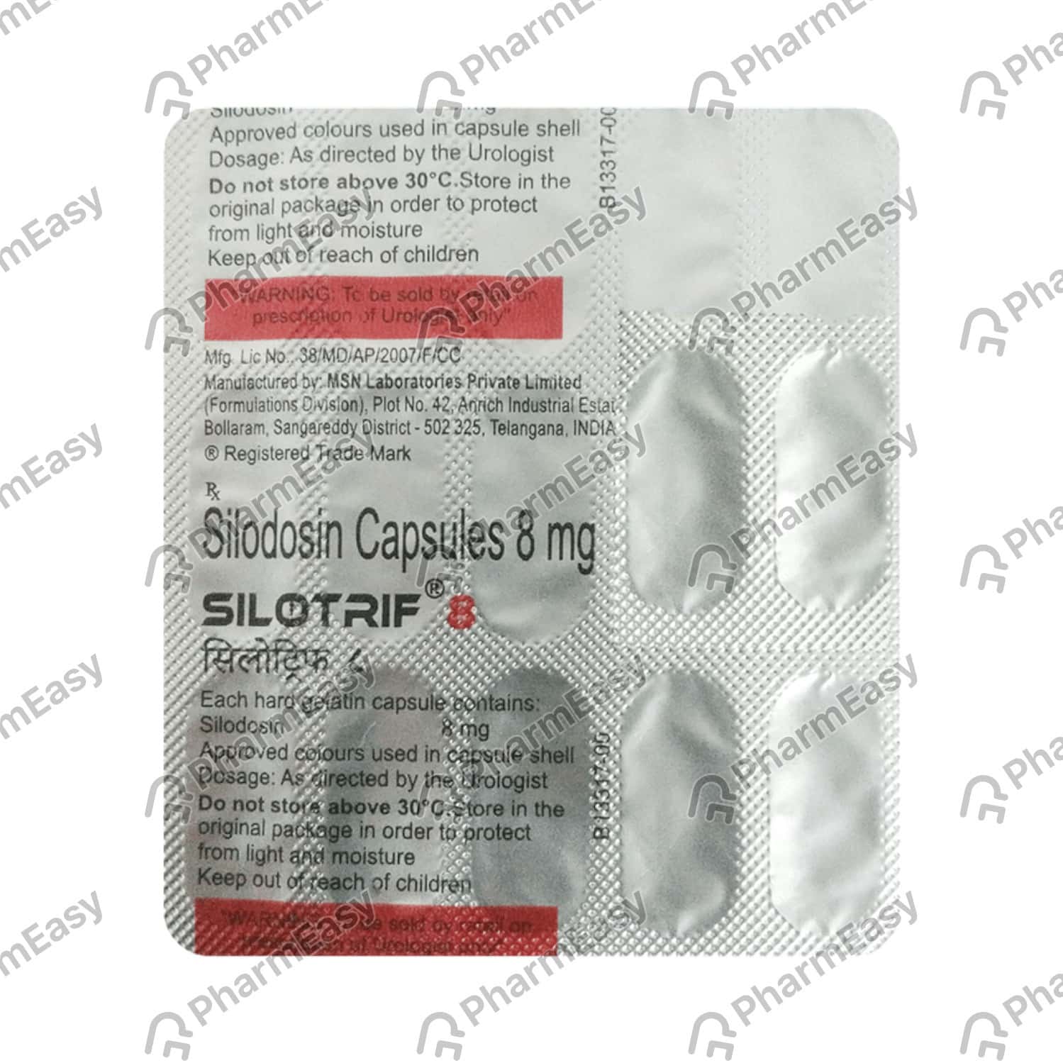 Silotrif 8 MG Capsule (15): Uses, Side Effects, Price & Dosage | PharmEasy