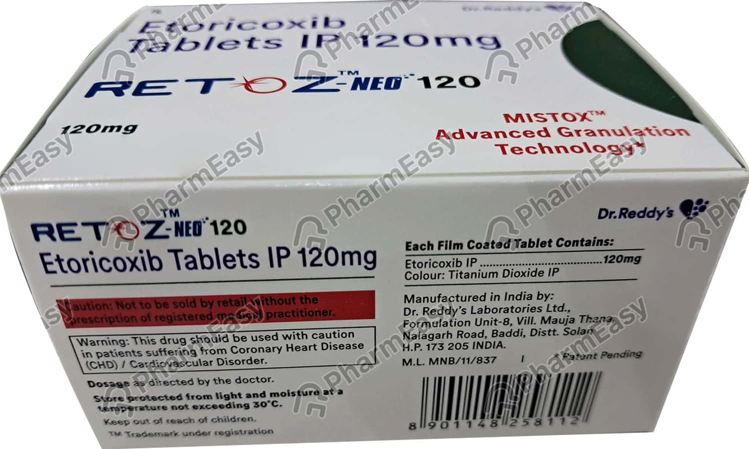 Alock E 120 MG Tablet (10): Uses, Side Effects, Price & Dosage | PharmEasy