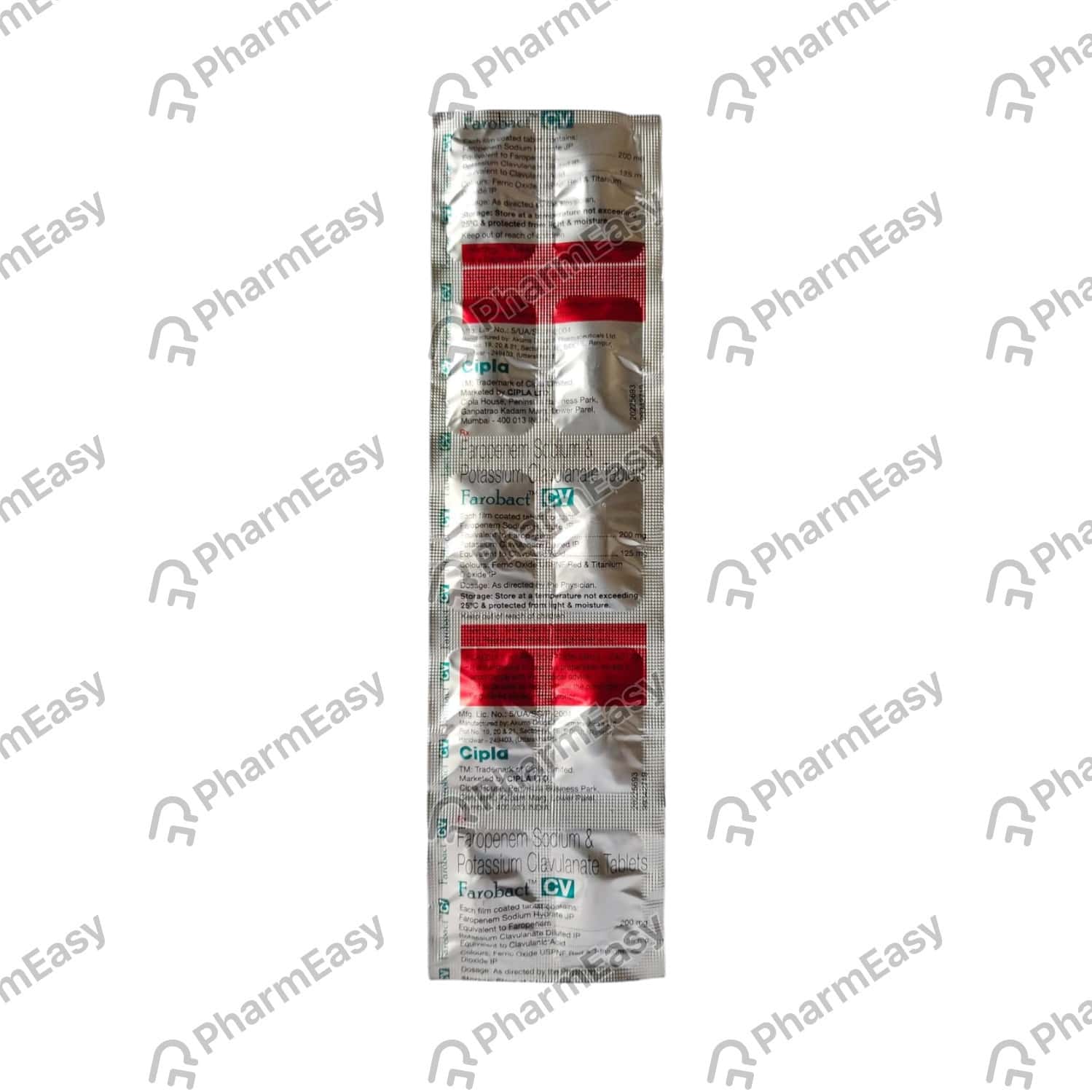 Buy Farobact Cv Strip Of 10 Tablets Online & Save Up to 24% at PharmEasy