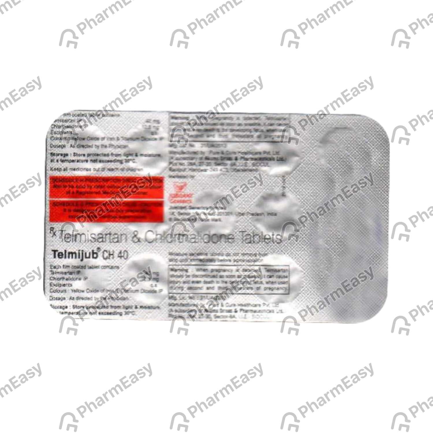 Buy Telmijub Ch 40mg Strip Of 15 Tablets Online at Flat 15% OFF | PharmEasy
