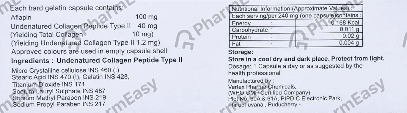 Buy Collashine Uc Strip Of 10 Capsules Online at Flat 15% OFF | PharmEasy