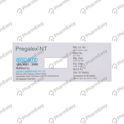 Pregalex Nt Strip Of 10 Tablets: Uses, Side Effects, Price & Dosage ...