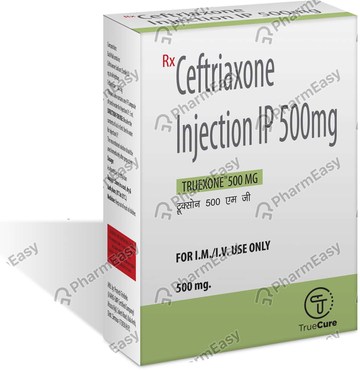 Truexone 500 MG Powder For Injection (10): Uses, Side Effects, Price ...