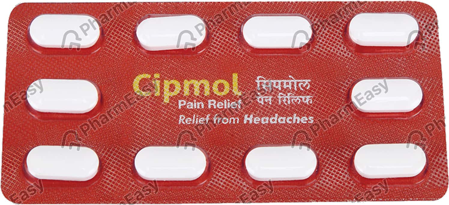 Buy Cipmol Pain Relief Strip Of 10 Tablets Online at Flat 15% OFF ...