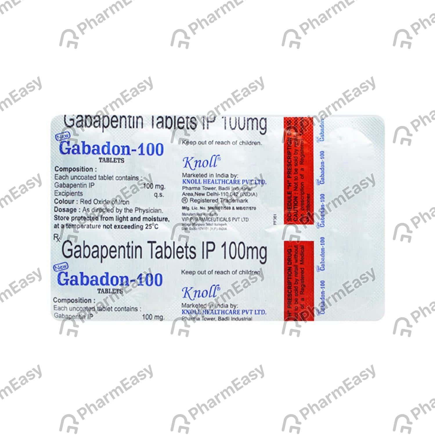 Buy Gabadon 100 MG Tablet (10) Online at Flat 15% OFF | PharmEasy