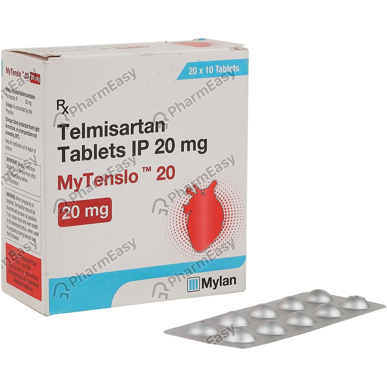 Mytenslo 20 MG Tablet (10): Uses, Side Effects, Price & Dosage | PharmEasy