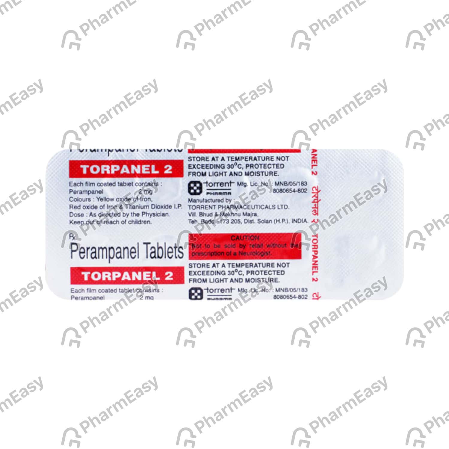 Buy Torpanel 2 MG Tablet (10) Online at Flat 15% OFF | PharmEasy