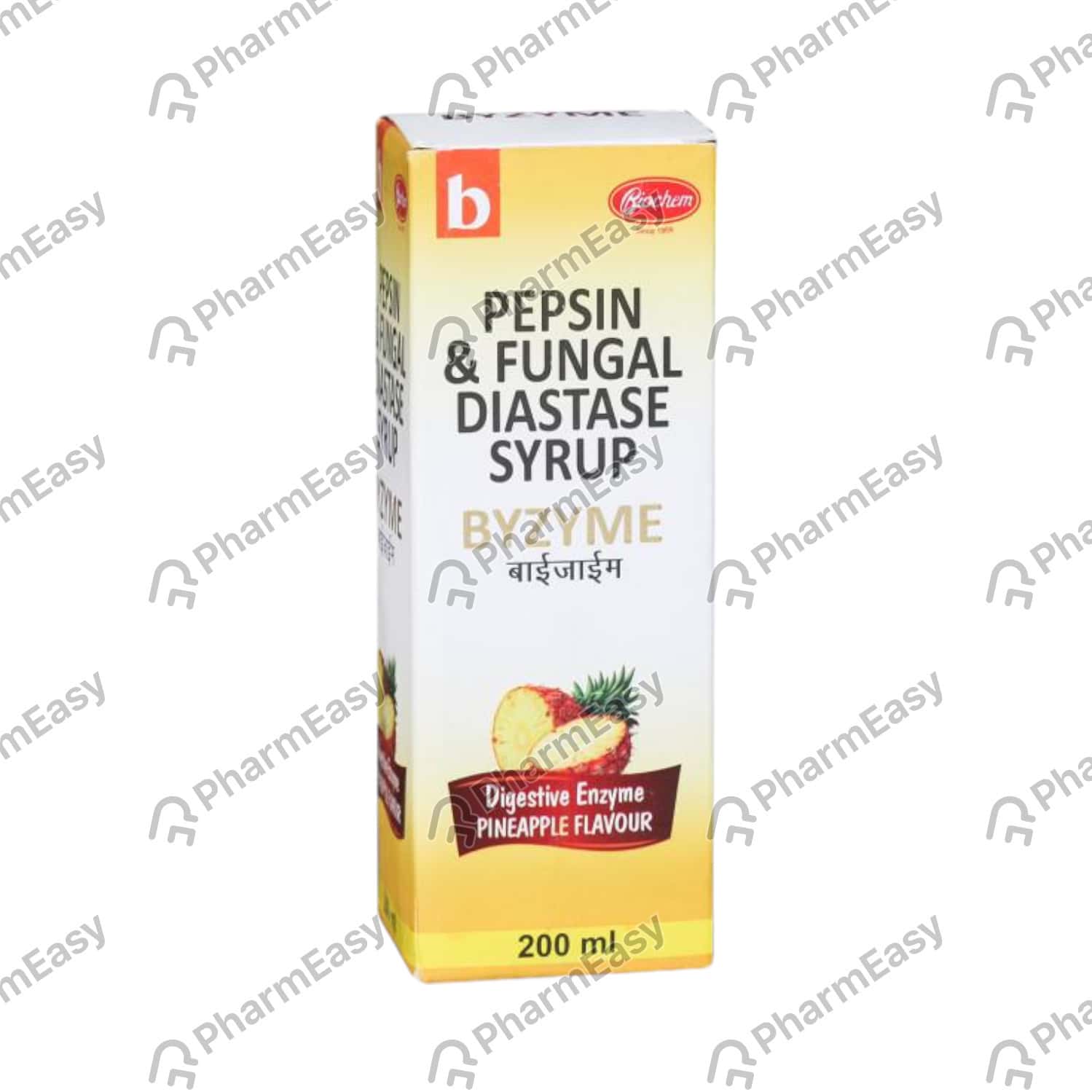 Byzyme Pineapple Flavour Bottle Of 200ml Syrup: Uses, Side Effects ...