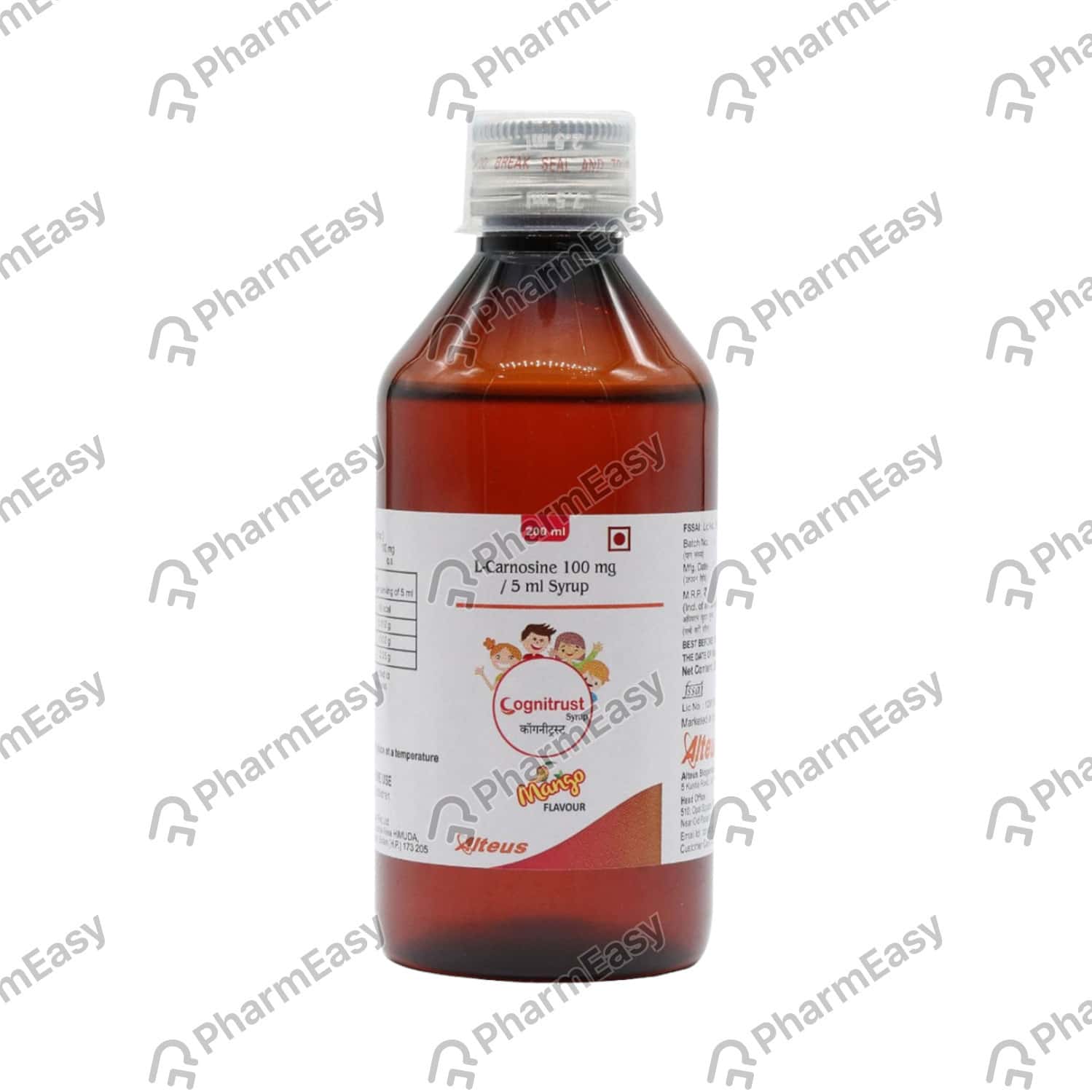 Buy Cognitrust 100 MG/5ML Syrup (200) Online & Save Up to 24% at PharmEasy