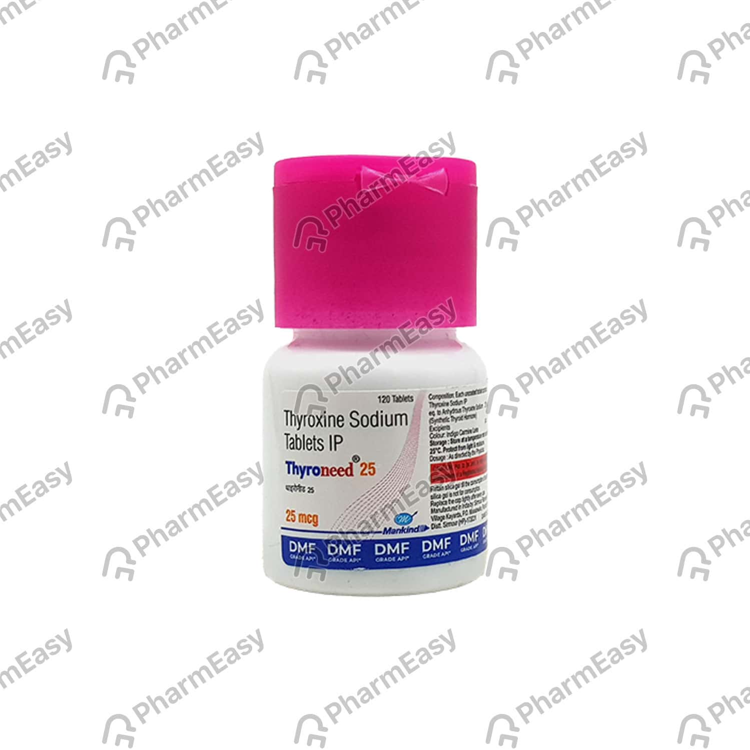 Thyroneed 25 MCG Tablet (120): Uses, Side Effects, Price & Dosage ...