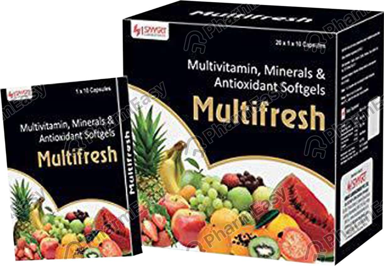 Buy Multifresh Strip Of 10 Capsules Online & Save Up to 24% at PharmEasy