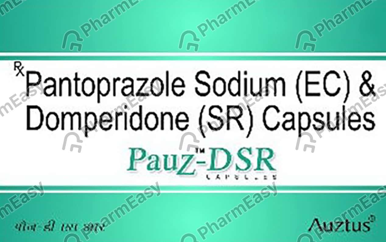 Pauz Dsr Strip Of 10 Capsules: Uses, Side Effects, Price & Dosage ...