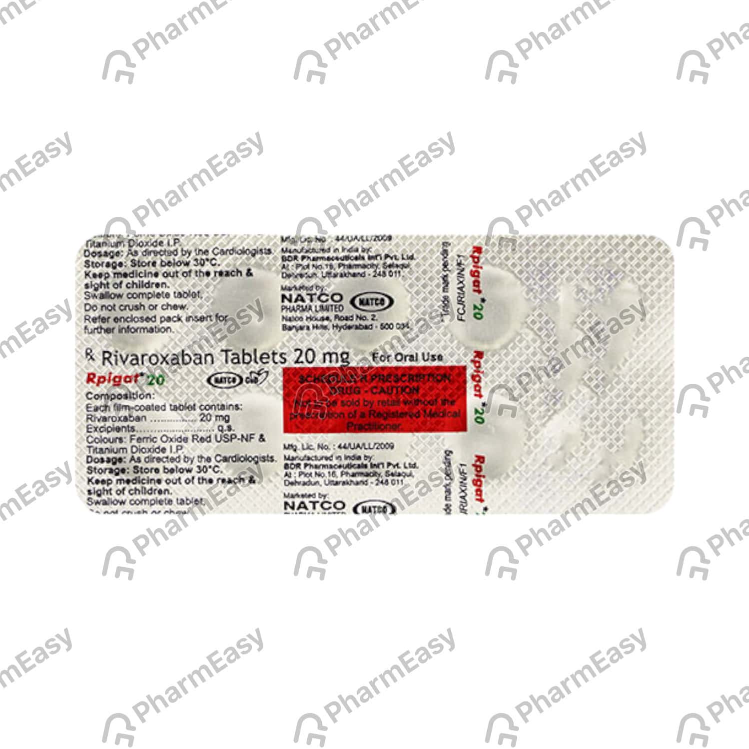 Rpigat 20 MG Tablet (10): Uses, Side Effects, Price & Dosage | PharmEasy