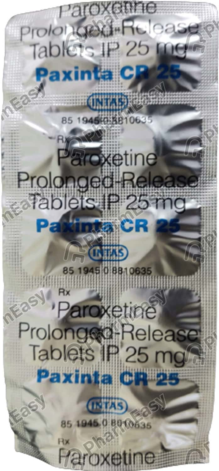 Buy Paxinta Cr 25 MG Tablet (10) Online at Flat 15% OFF | PharmEasy