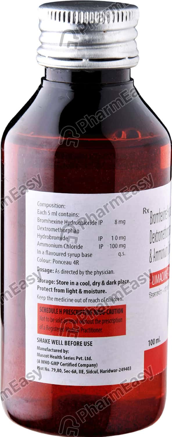 Buy Limacure Dx Plus Bottle Of 100ml Surup Online at Flat 15% OFF ...