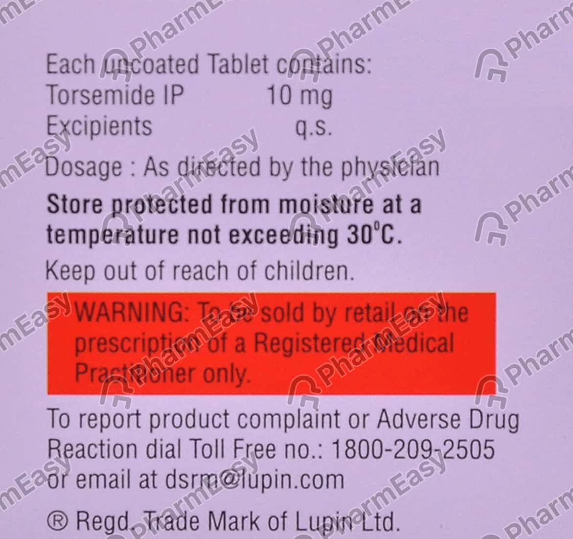 Retorlix 10 MG Tablet (15): Uses, Side Effects, Price & Dosage | PharmEasy