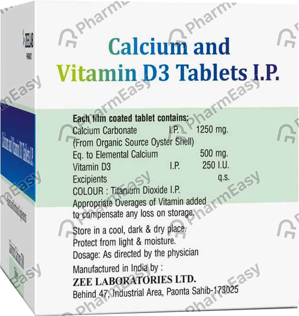 Calvirich Calcium Strip Of 15 Tablets: Uses, Side Effects, Price ...